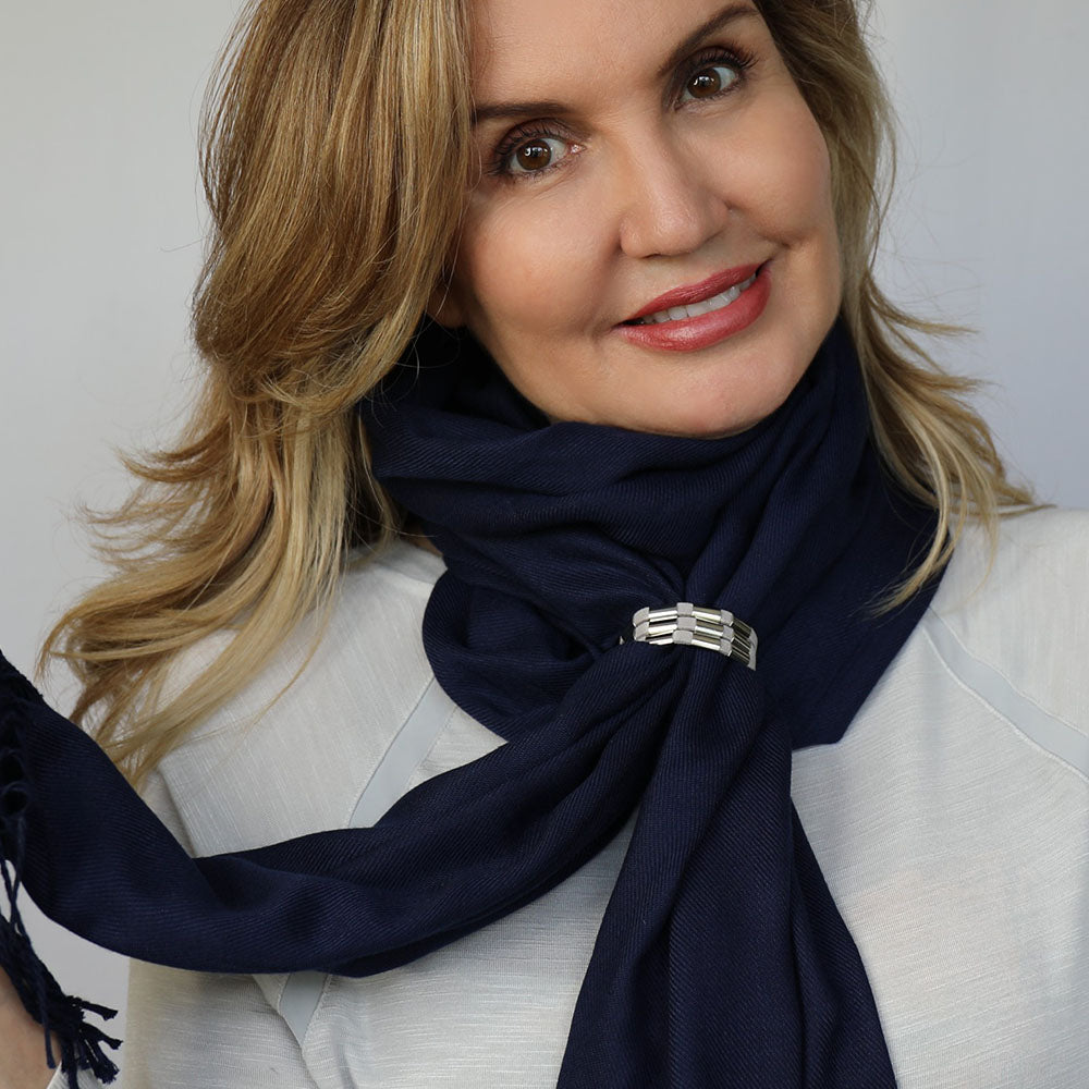 Classic Silver Scarf Lock